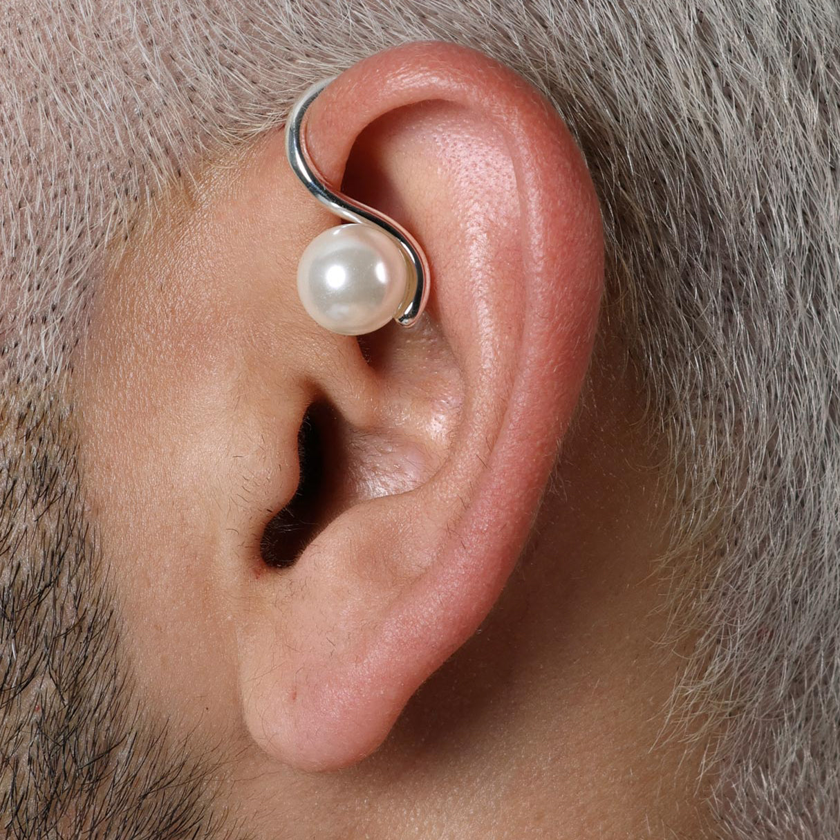 Monolith Ear Frame, Sterling Silver. – Sentient Jewelry