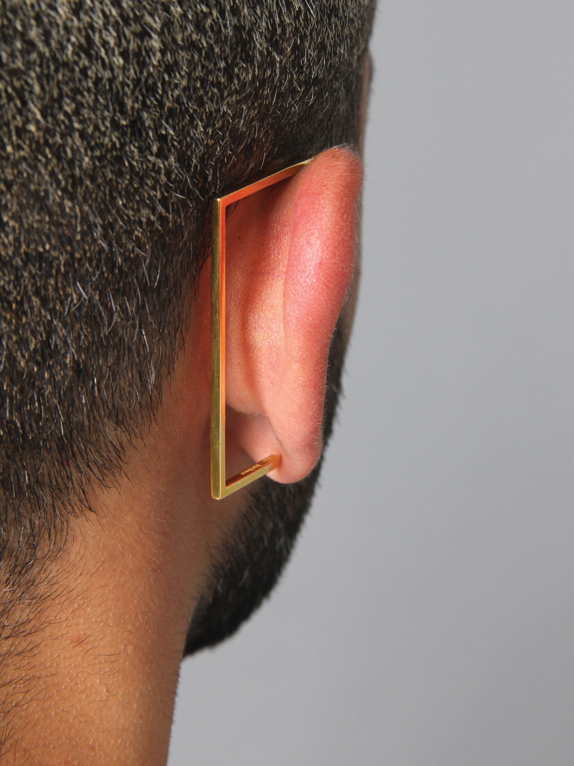 Monolith Ear Frame, Gold Vermeil. – Sentient Jewelry