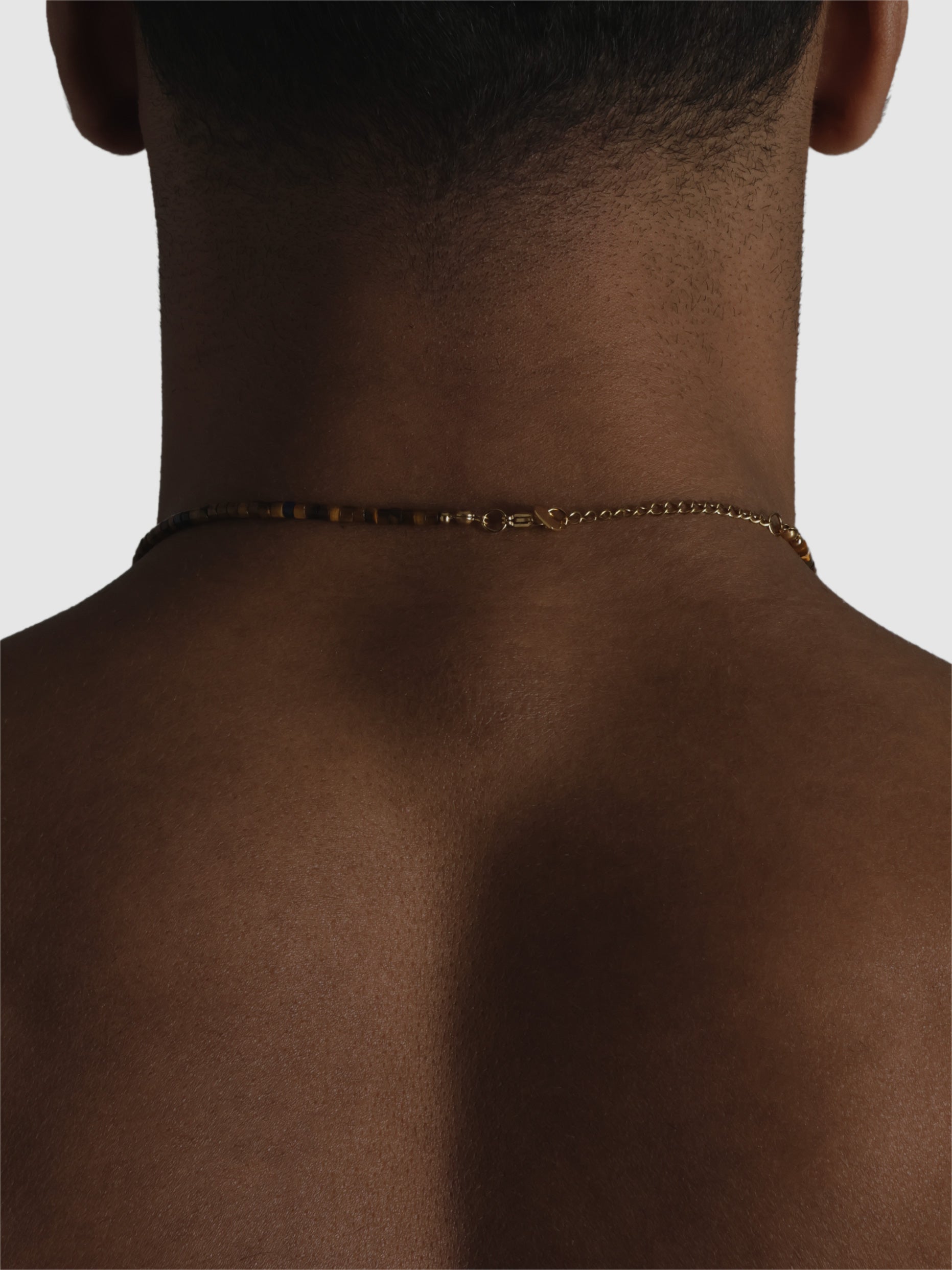 Mauritius Beaded Necklace, Tiger's Eye. – Sentient Jewelry