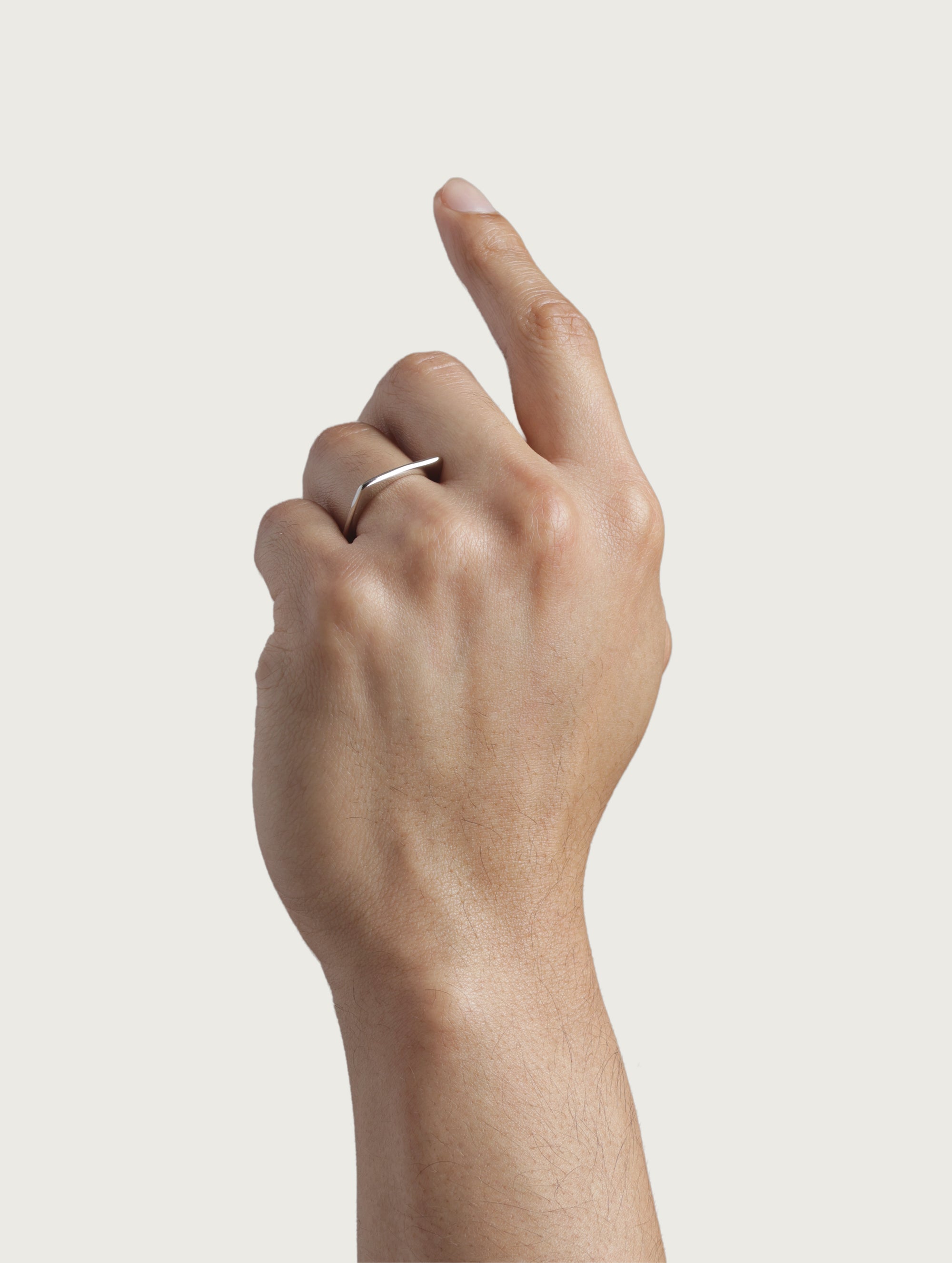 Planar Ring, Sterling Silver. – Sentient Jewelry