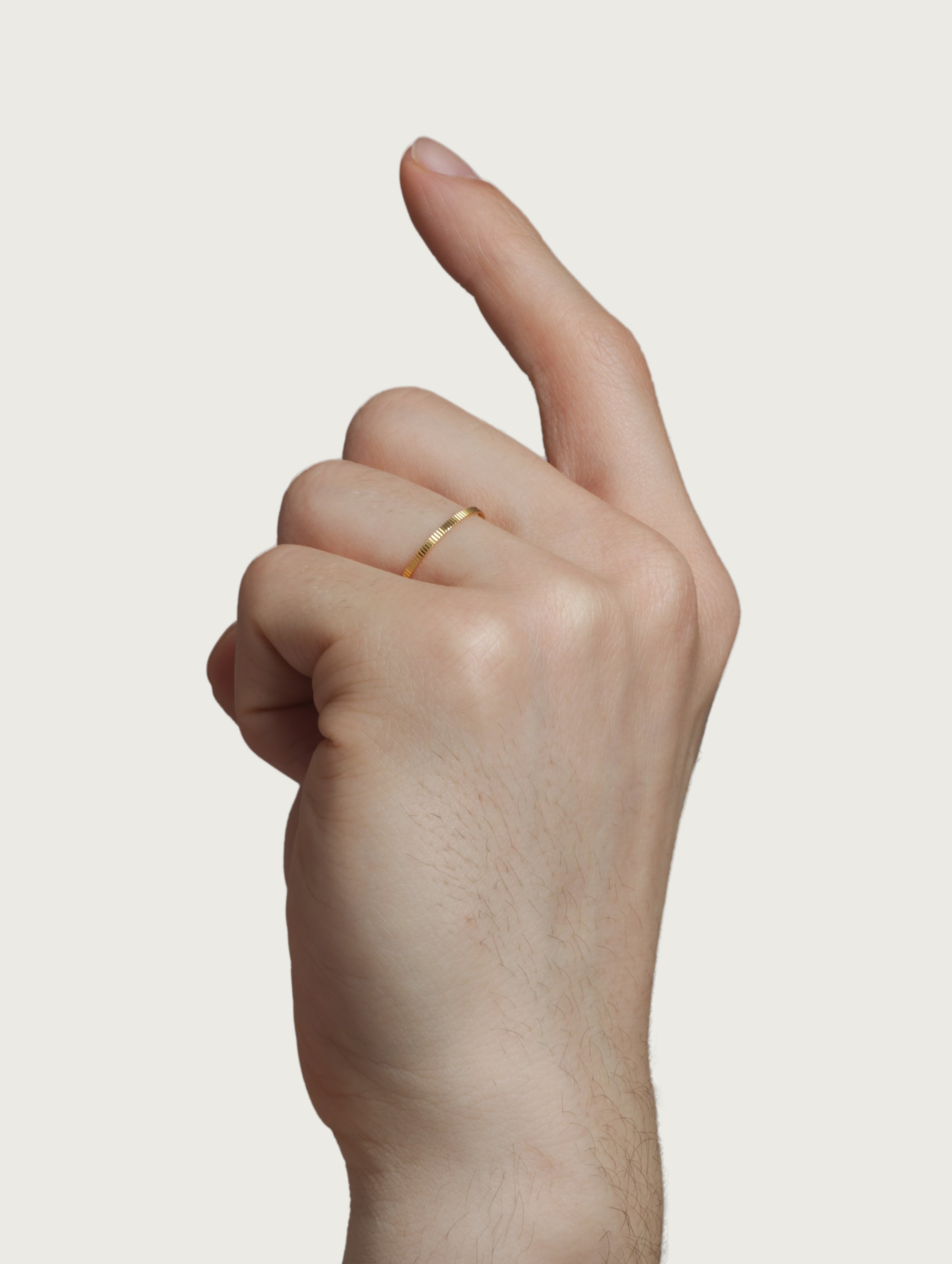 Ridge Ring Mini, Gold Vermeil. – Sentient Jewelry