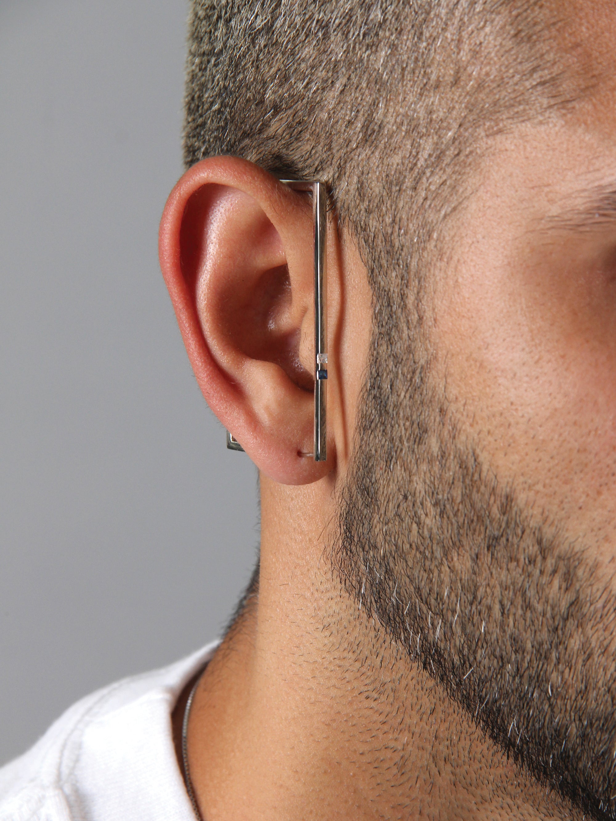 Monolith Ear Frame, Sterling Silver. – Sentient Jewelry